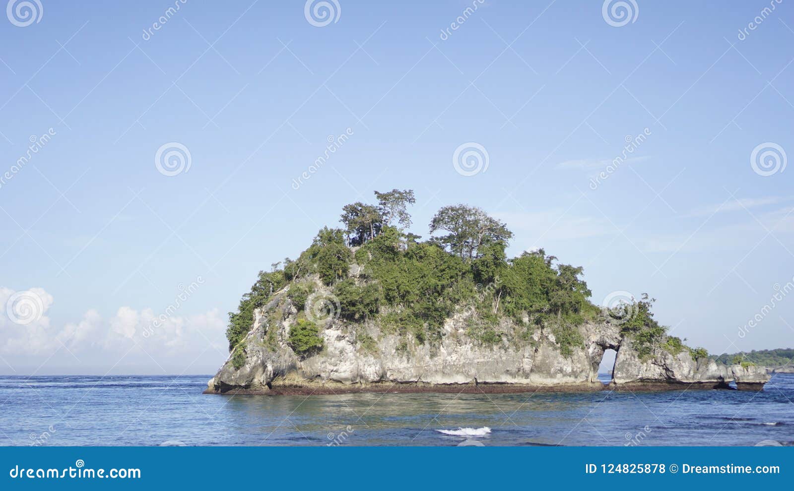 Mini rock island stock photo. Image of framing, enjoy - 124825878