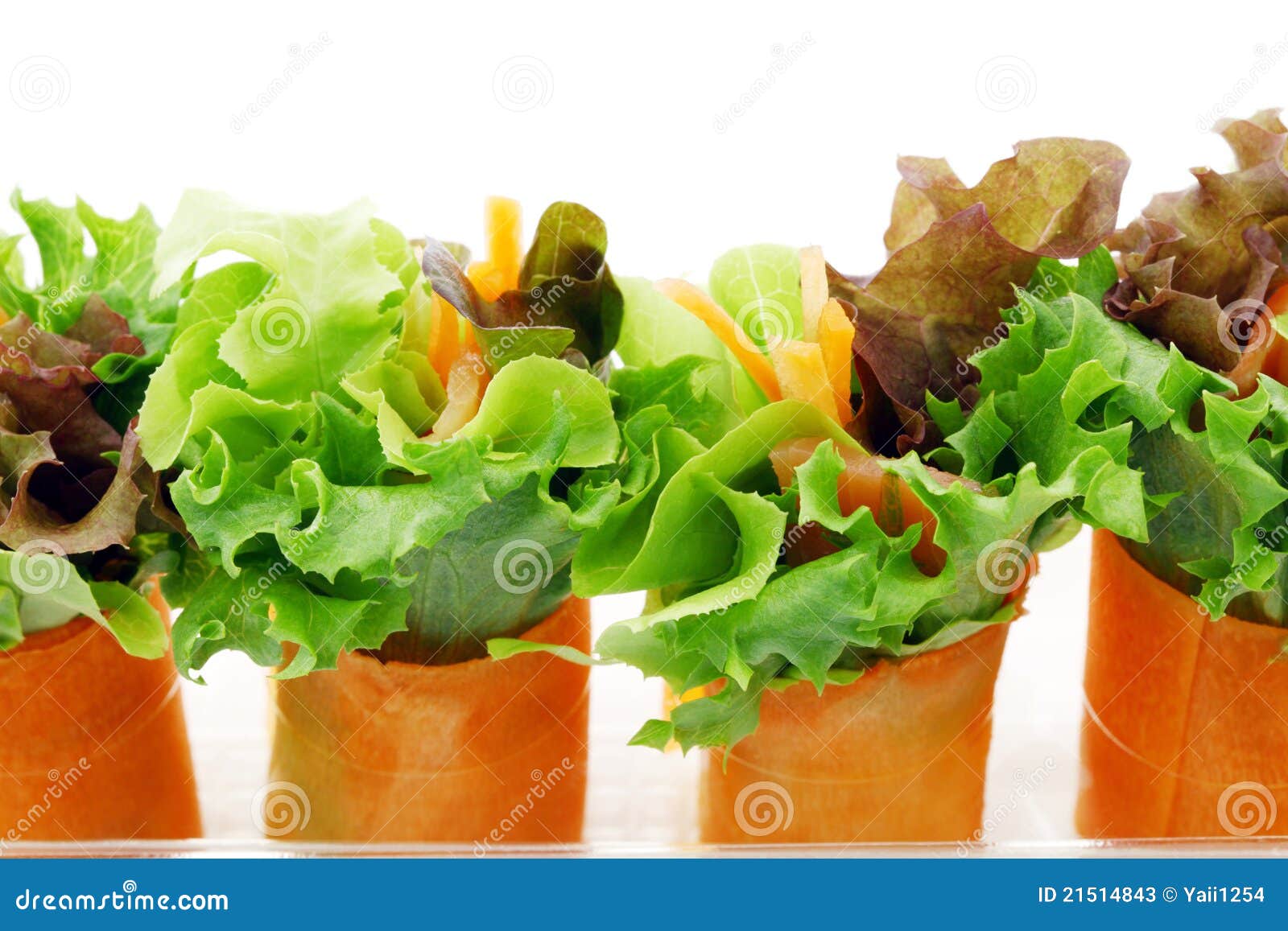 Mini salad stock image. Image of mini, package, orange - 21514843