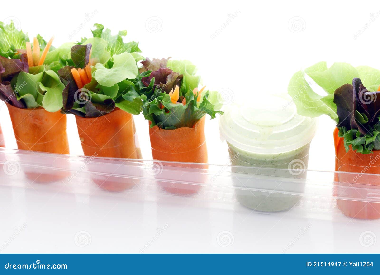 Mini salad stock image. Image of delicious, brown, package - 21514947