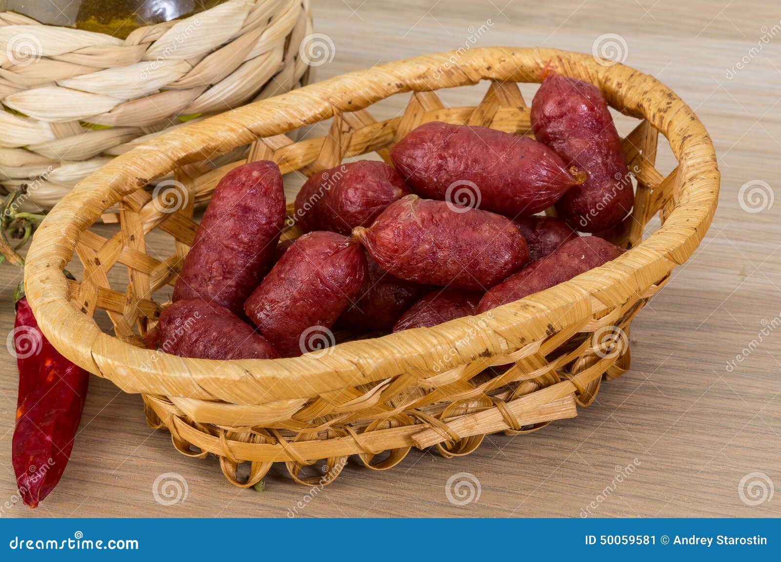 Mini salami stock image. Image of fatty, appetizer, small - 50059581