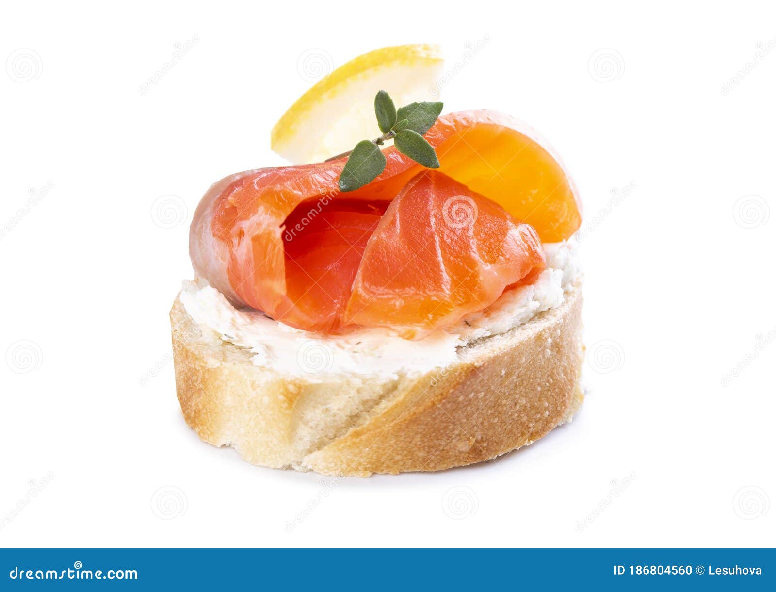Mini Salmon Canapes Stock Photography | CartoonDealer.com #22138604
