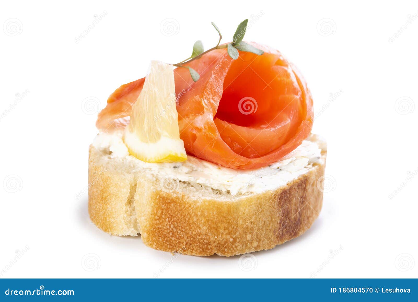 Mini Salmon Canapes Stock Photography | CartoonDealer.com #22138604