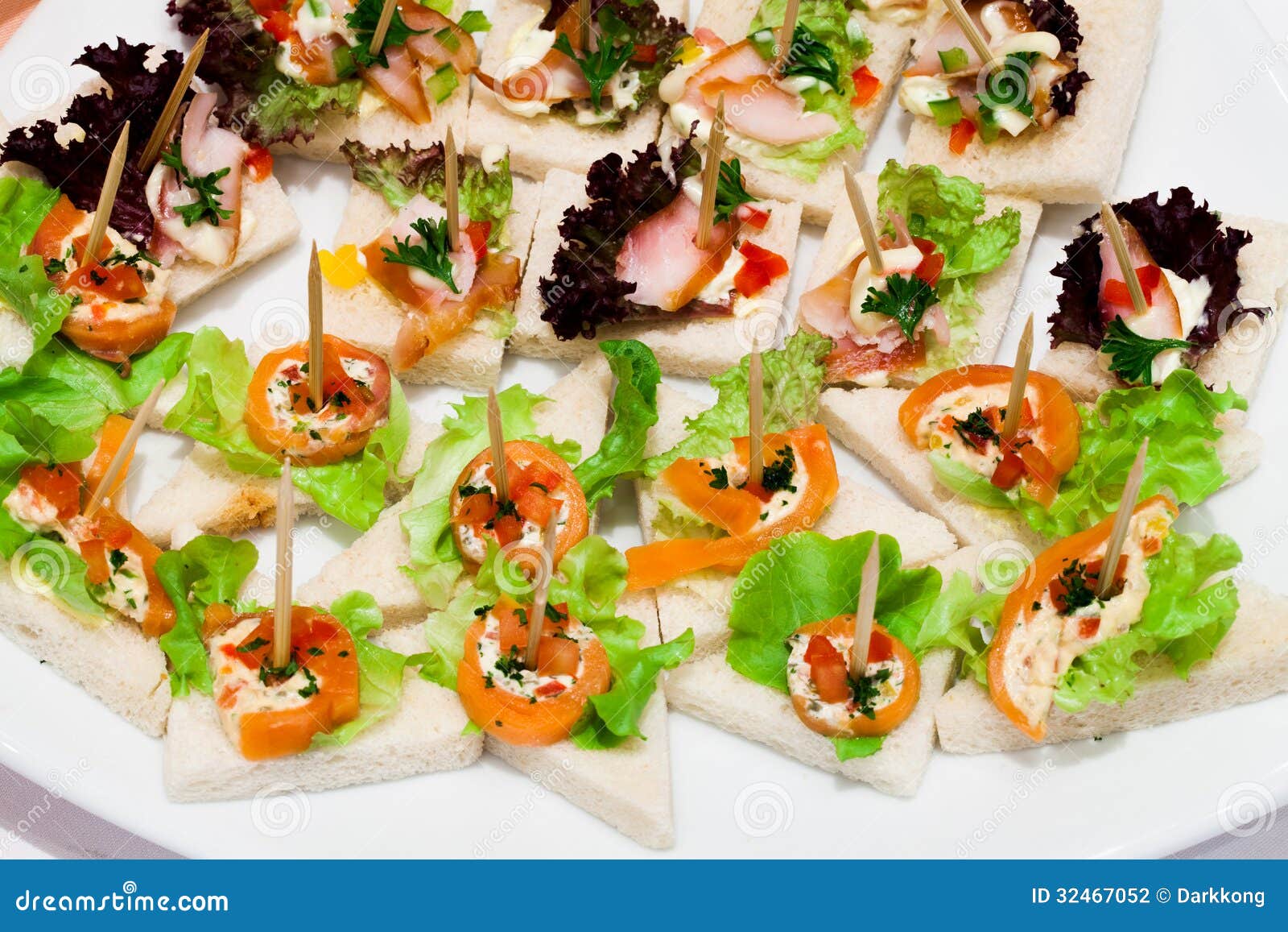 Mini Sandwich With Cheddar Cheese On White Background. Royalty-Free ...