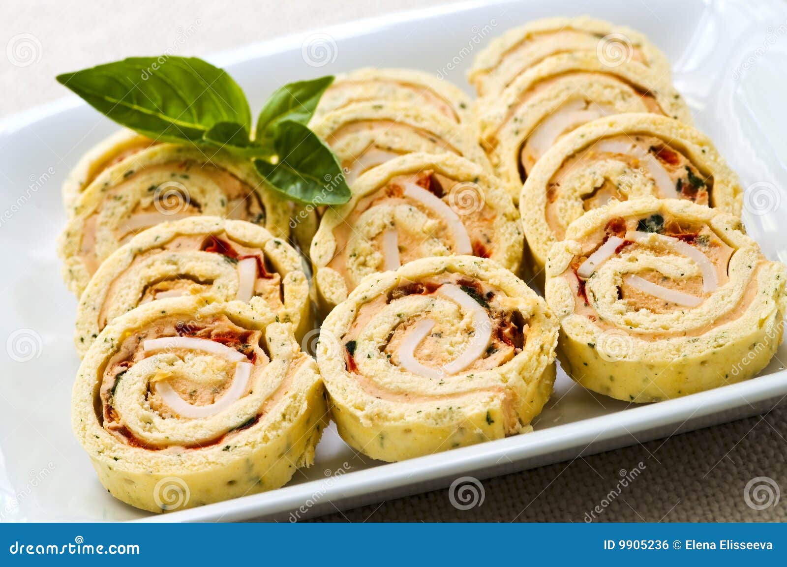 Mini Sandwich Spiral Roll Appetizers Stock Photo - Image of gourmet ...
