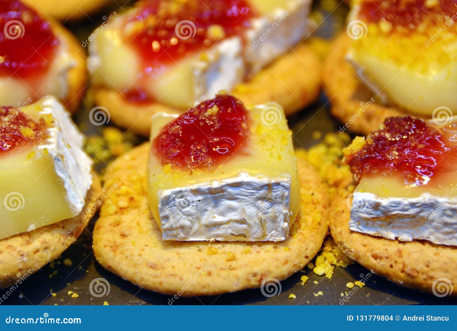 Mini Sandwiches Traditional Spanish Tapas Stock Photo - Image of ...