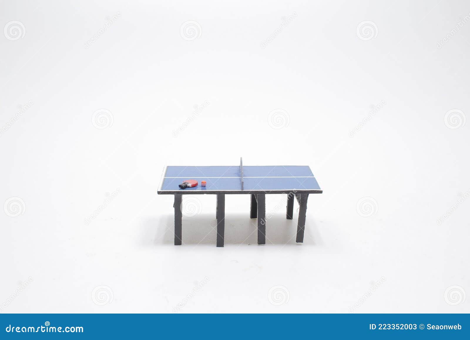 A Mini Scale of Table Tennis, Ping Pong Stock Image - Image of ...