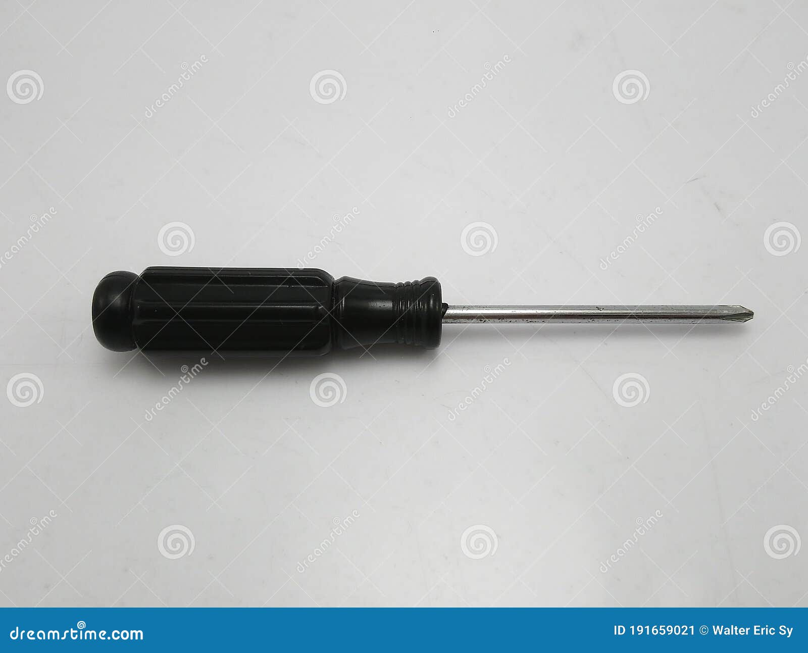 Mini Screwdriver with Black Handle Stock Image - Image of mini, small ...