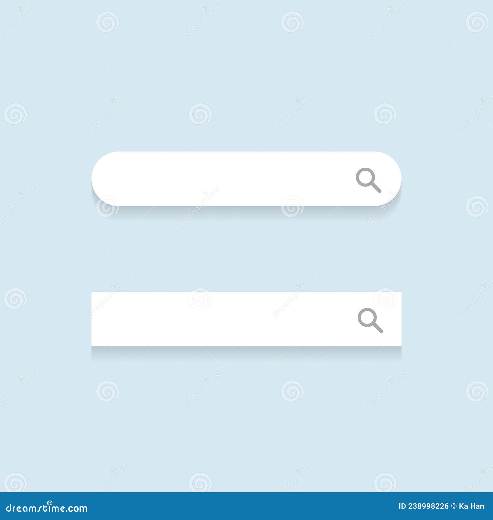 Mini Search Bar Icon Vector in Flat Style. Website Box Sign Symbol ...