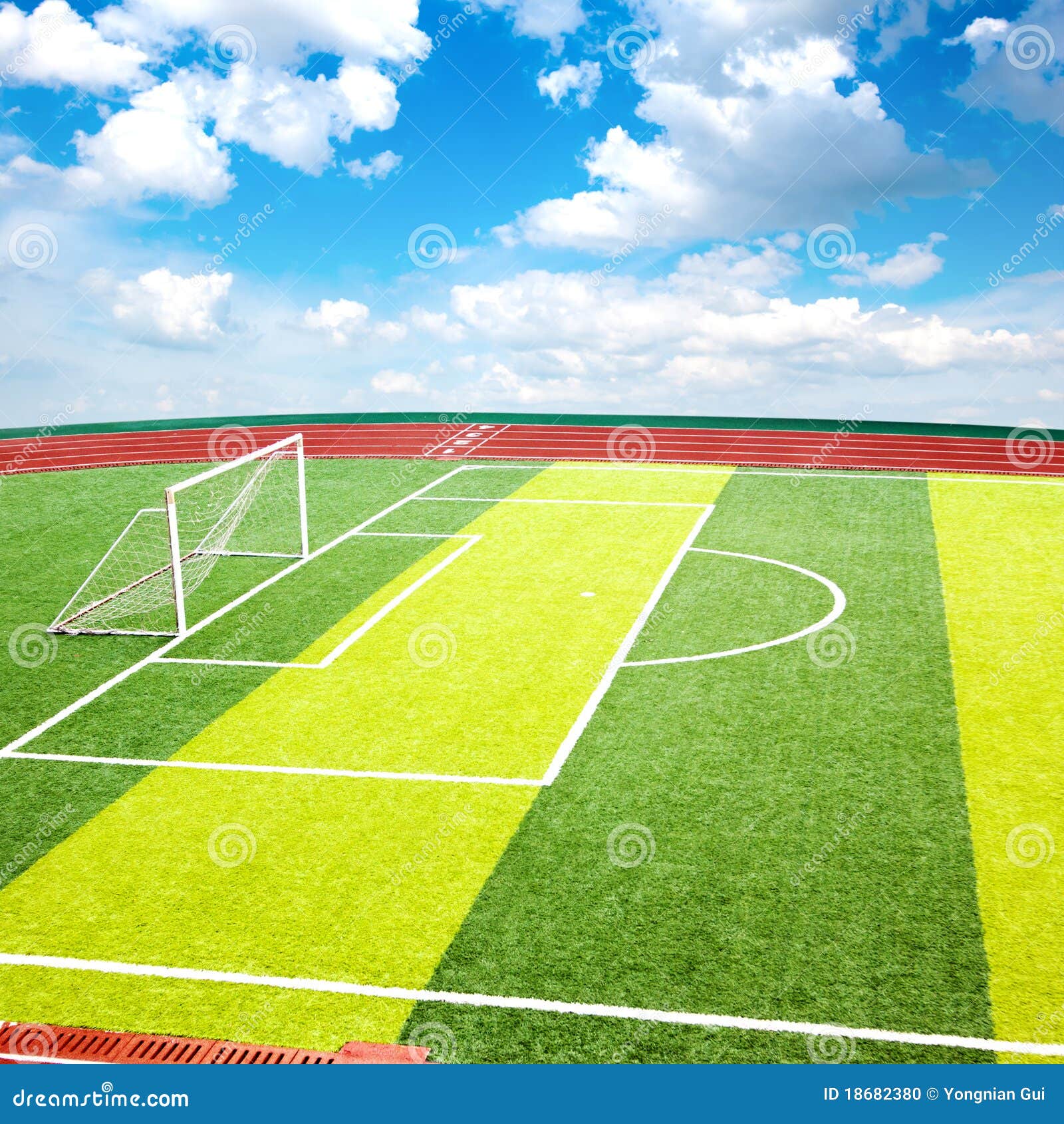 Mini-soccer pitch stock photo. Image of schools, field - 18682380