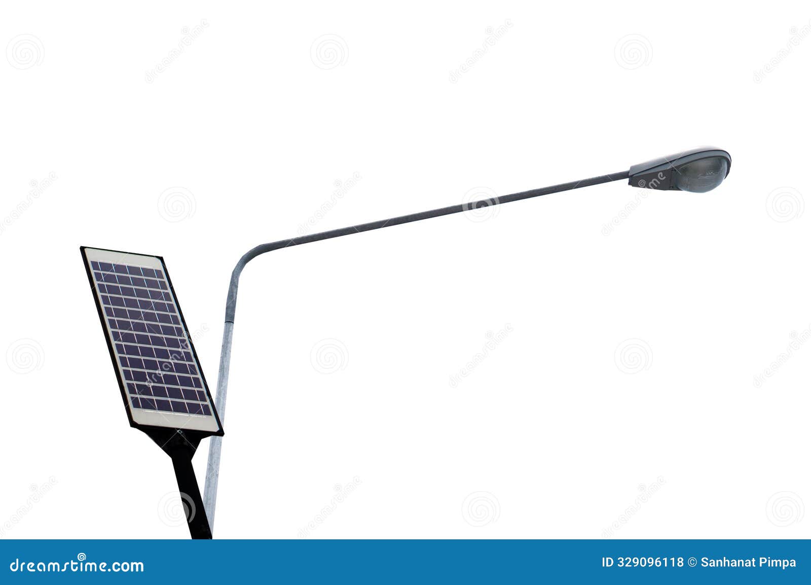 Mini Solar Panel and Lamp Post Stock Photo - Image of energy, panels ...