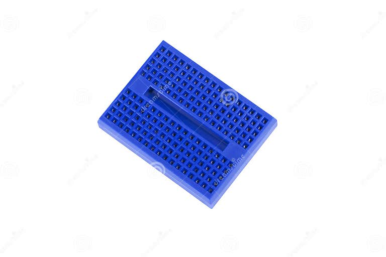 Mini Solderless Prototype Breadboard Stock Image - Image of object ...