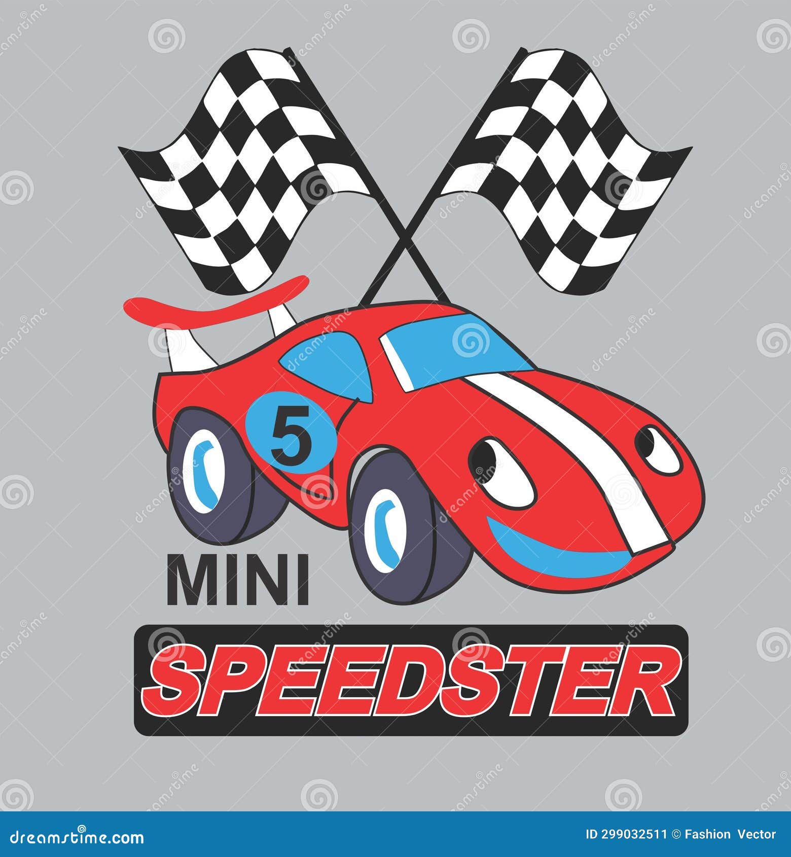 Mini Sports Car Print Vector Art Stock Vector - Illustration of vector ...