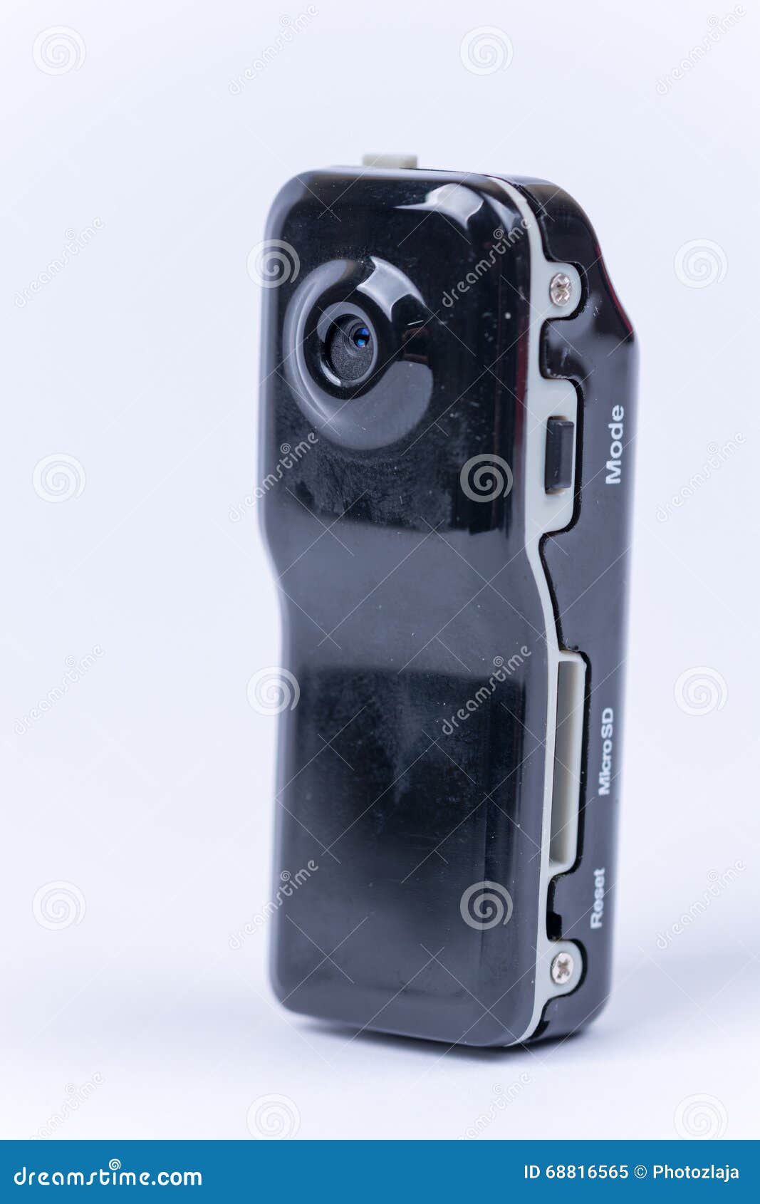 Mini Spy Hidden Camera Over White Background Stock Image - Image of ...