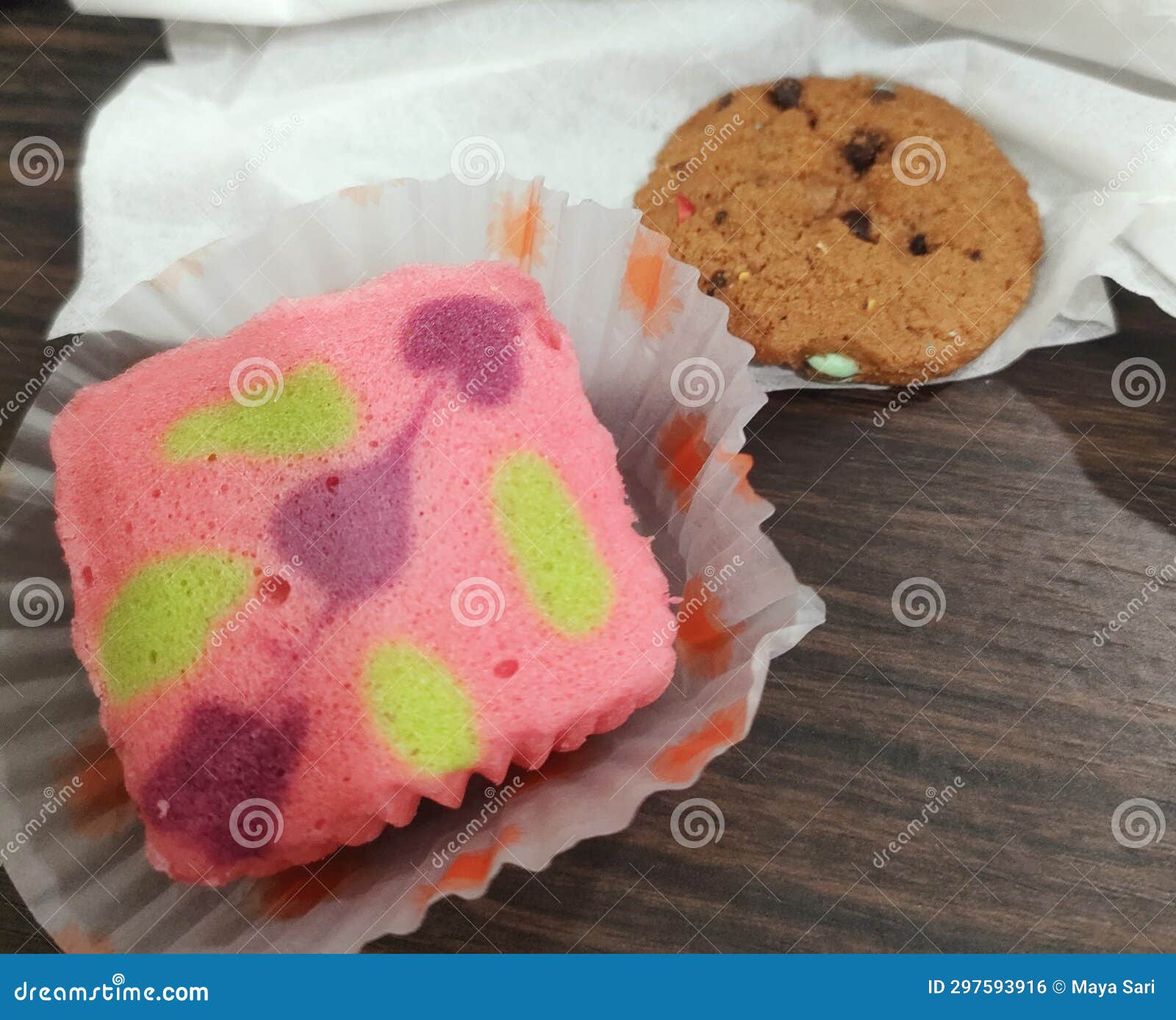 Sponge cake stock photo. Image of cupcake, unique, mini - 297593916