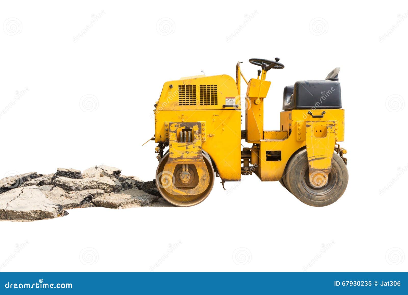 Steamroller Front Side Royalty-Free Stock Image | CartoonDealer.com ...