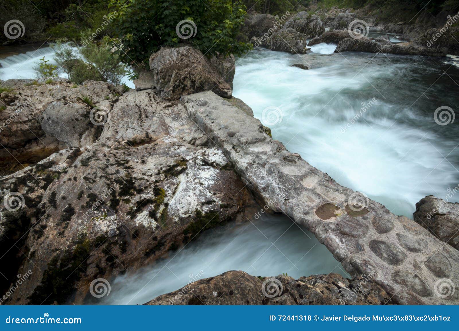 Mini stone bridge stock photo. Image of bridge, foam - 72441318