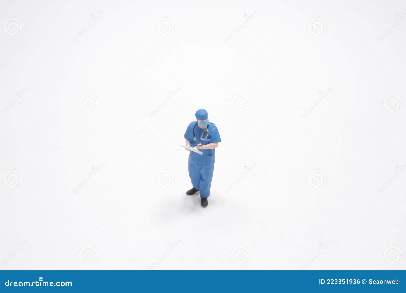A Mini of the Surgeon at Working , Clinic Caption Stock Photo - Image ...
