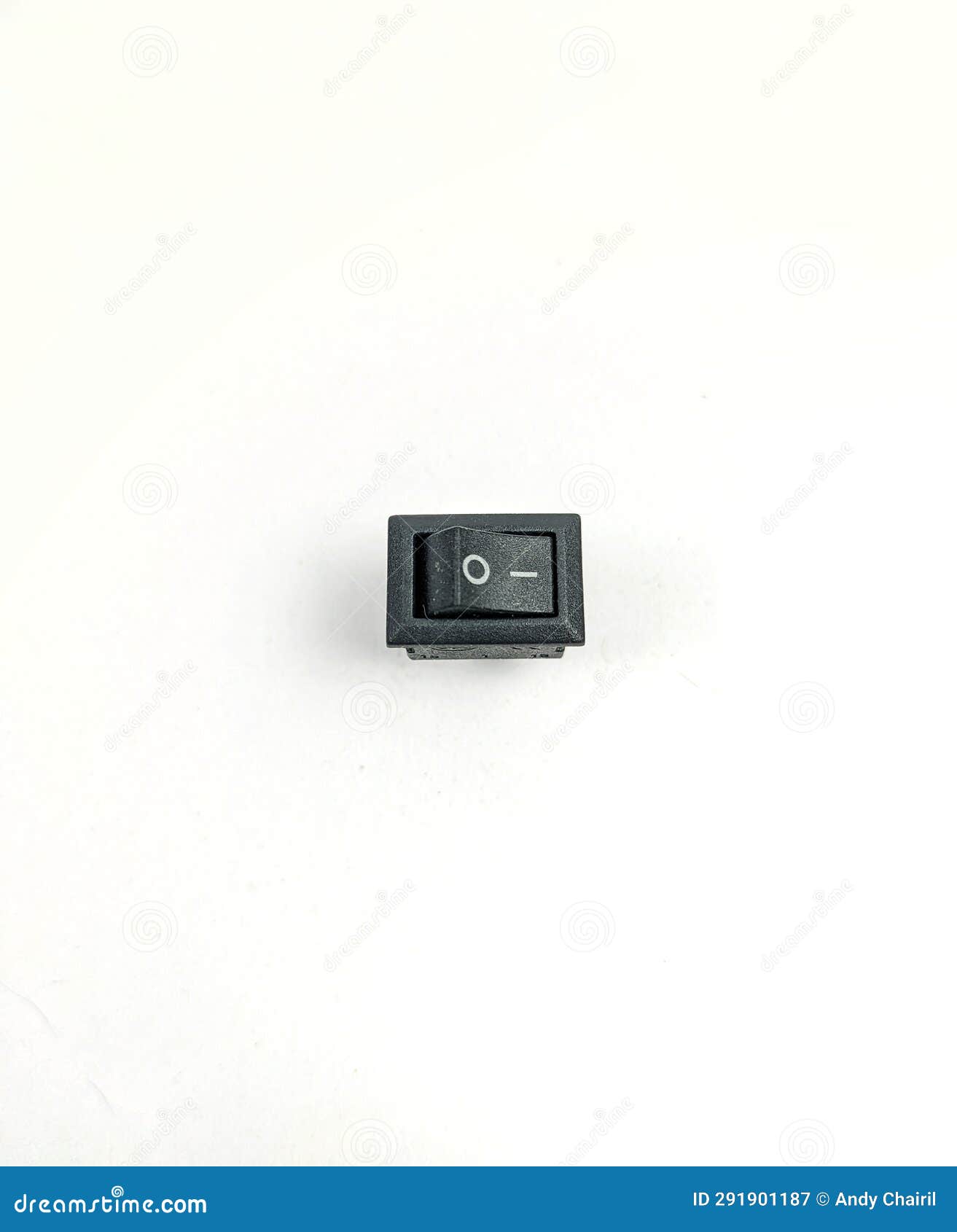 Mini Switch 2 Pinsisolated on a White Background Stock Image - Image of ...
