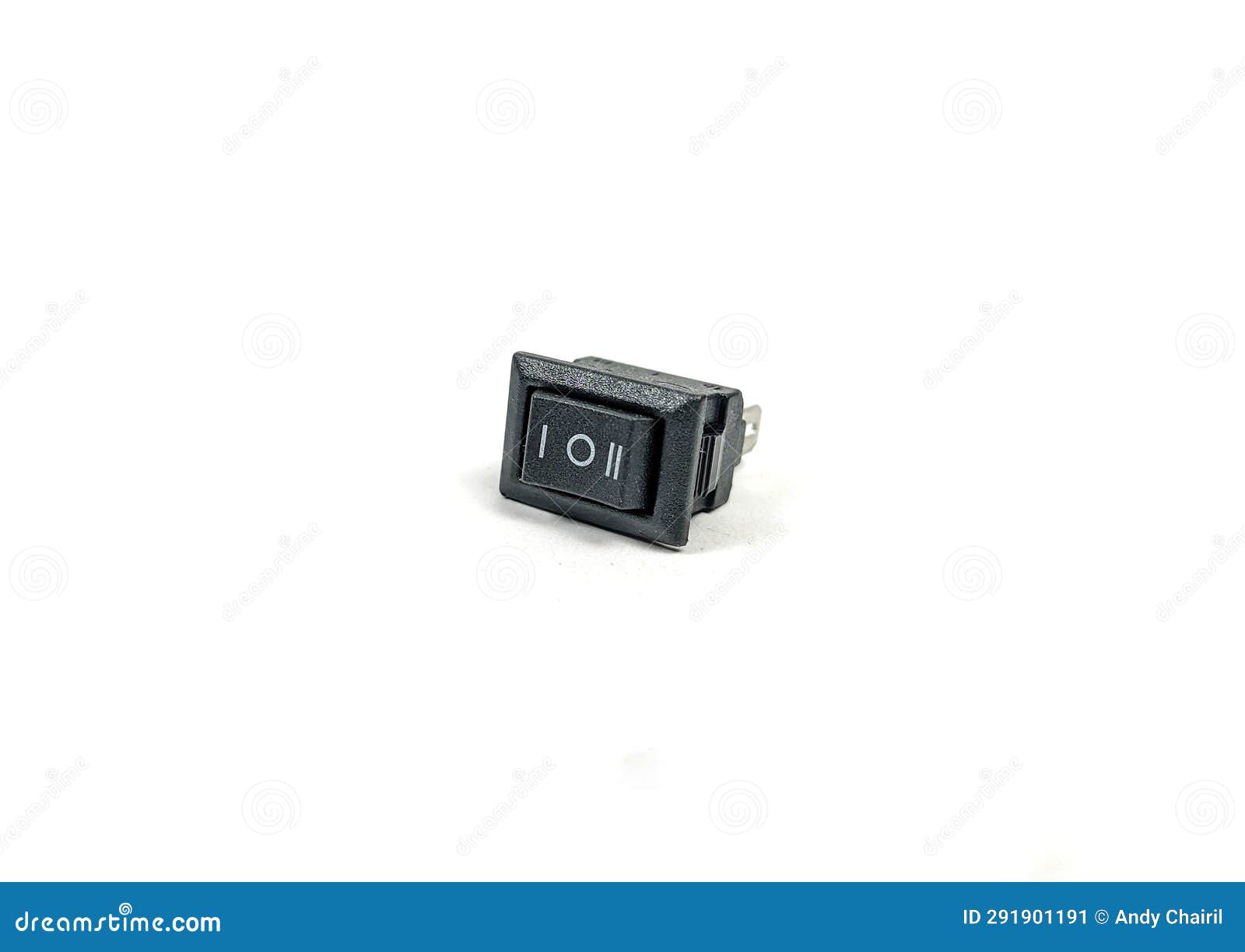 Mini Switch 3 Pinsisolated on a White Background Stock Image - Image of ...