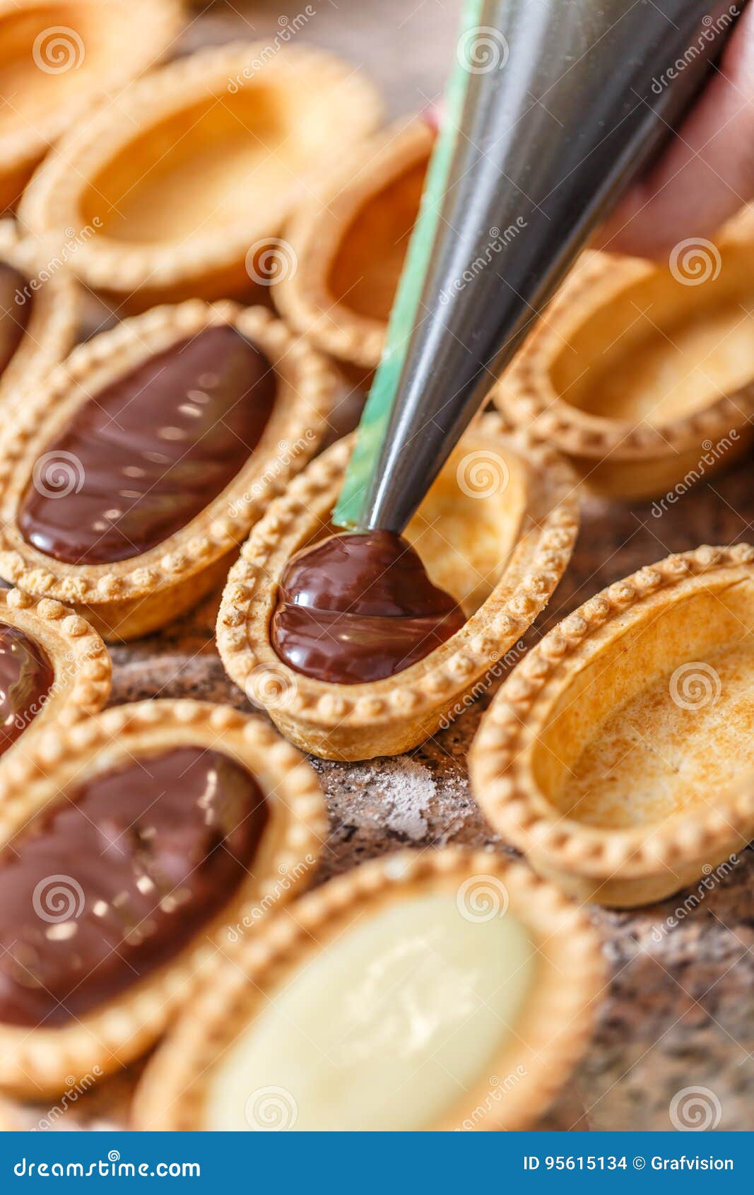Mini tartlet shells stock photo. Image of cooking, pastry - 95615134