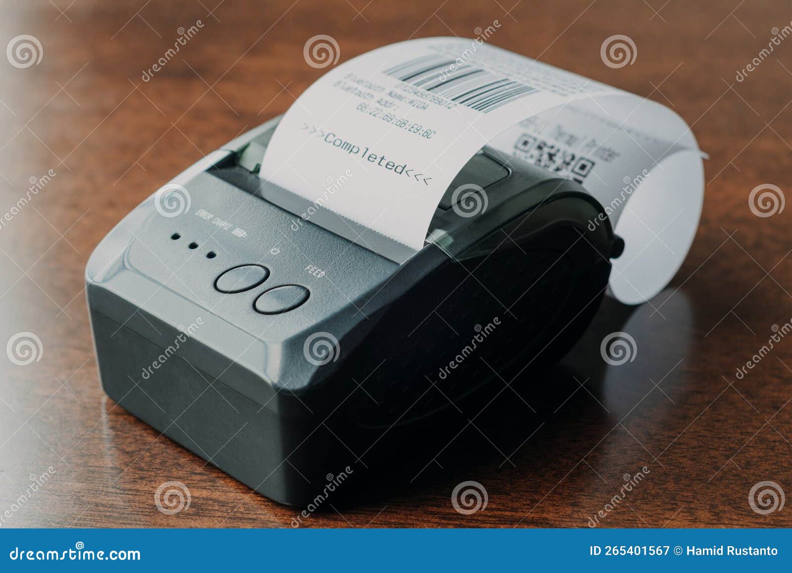 Mini Thermal Printer To Print Using Bluetooth with Roll Paper Stock ...