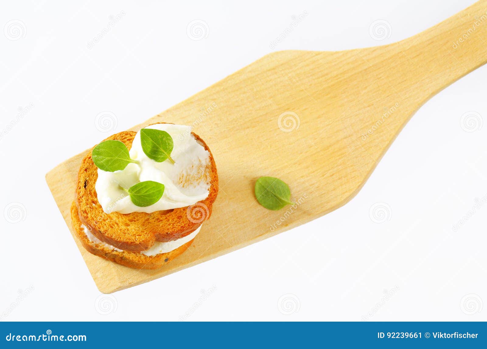 Mini Toast with Cream Cheese Stock Image - Image of bagel, shot: 92239661
