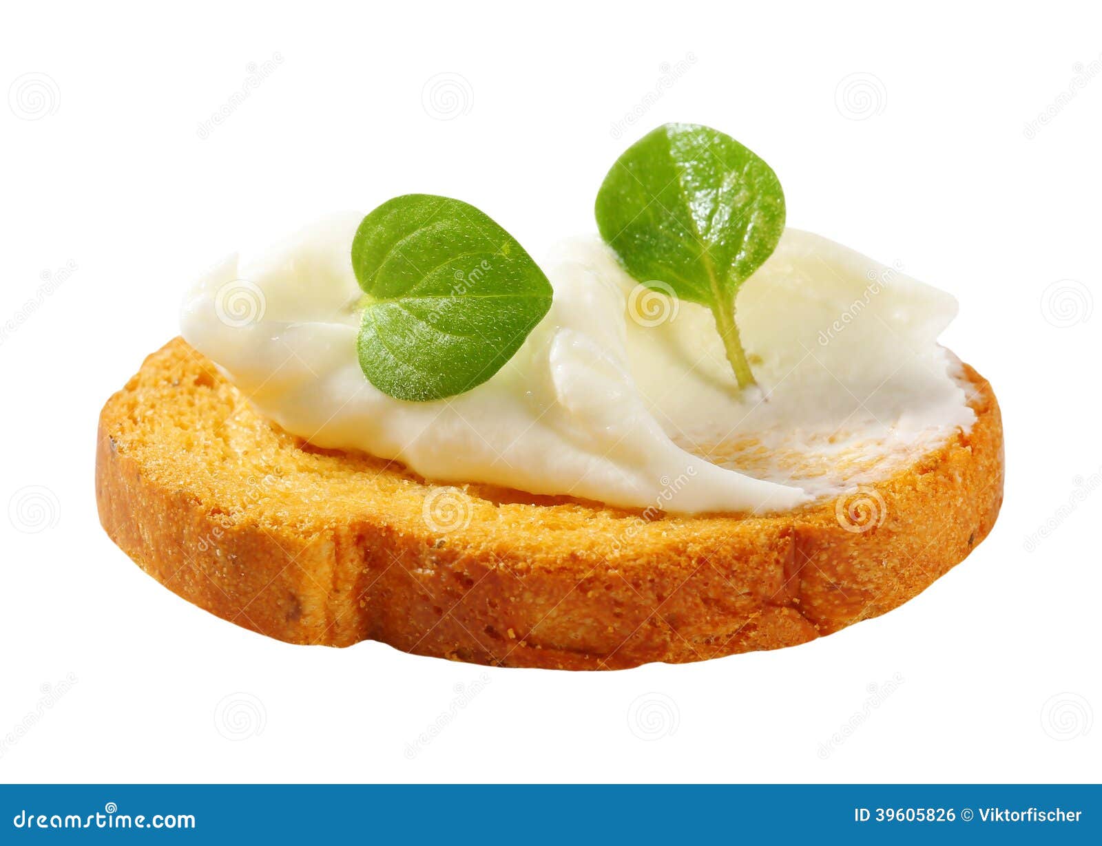 Mini Toast with Cream Cheese Stock Photo - Image of roll, chip: 39605826