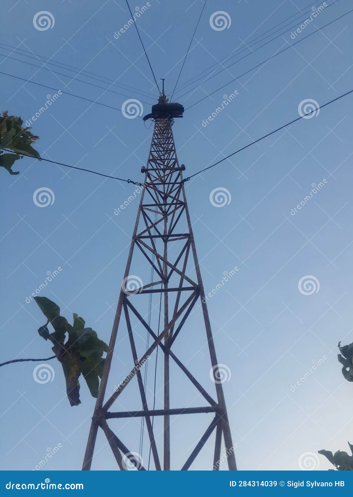 Mini Tower Telecomunication Stock Image - Image of telecomunication ...