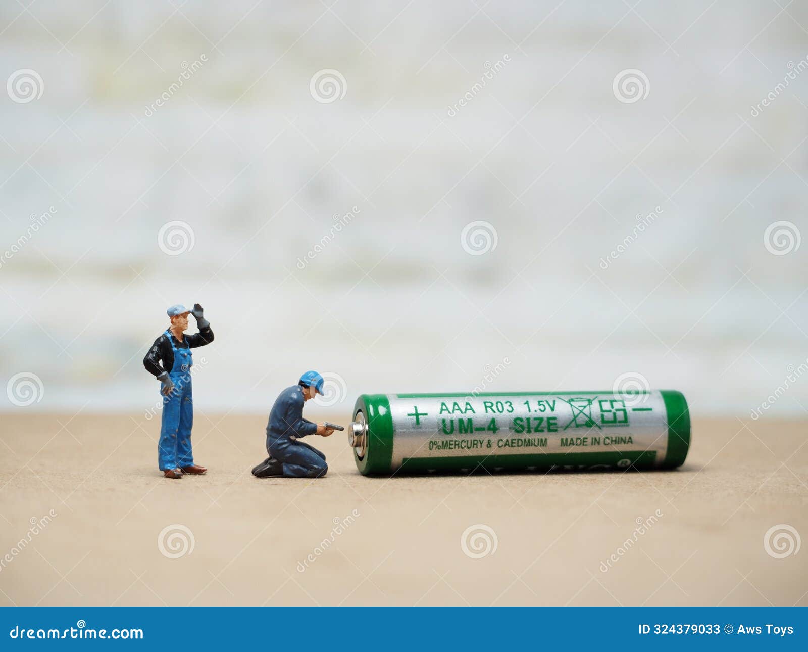 Mini Toy of Action Figure at Table with Blurred Background. Toy ...