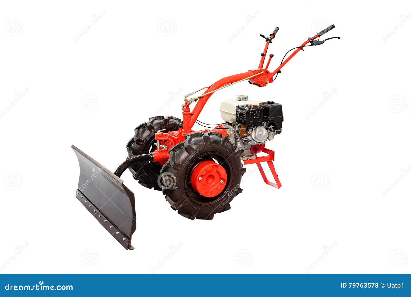 Mini Tractor With Bucket. Repair Work With A Tractor Stock Photography ...
