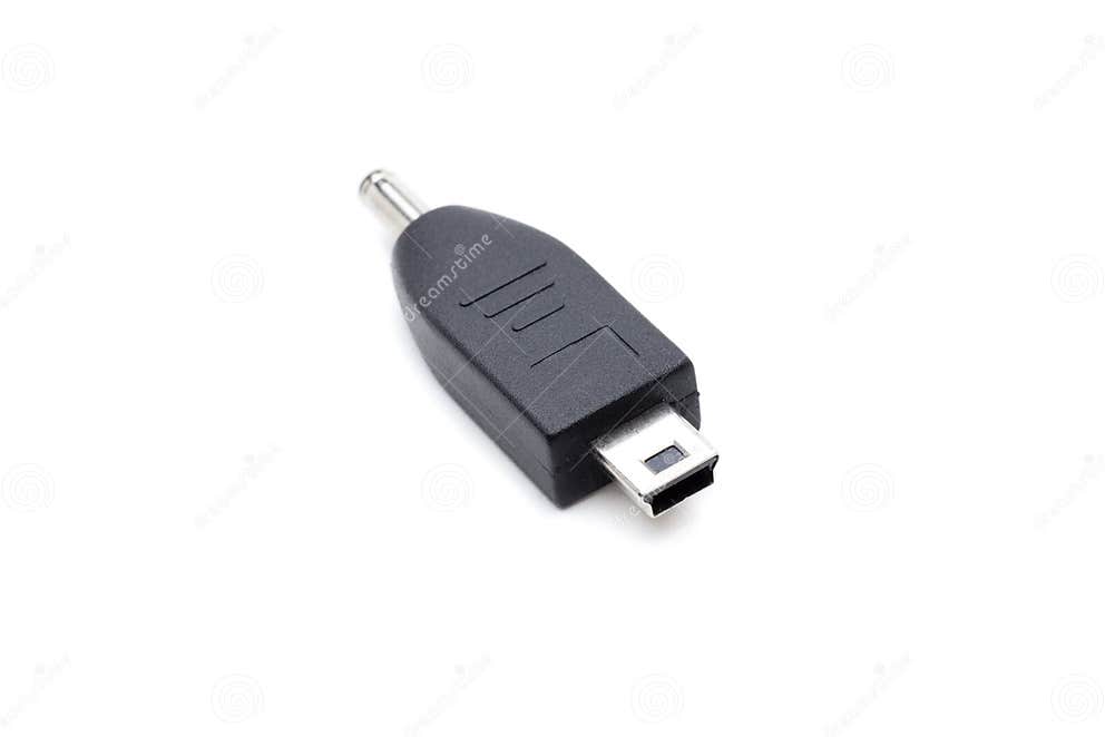 Mini usb black conexion stock image. Image of adapter - 29471393