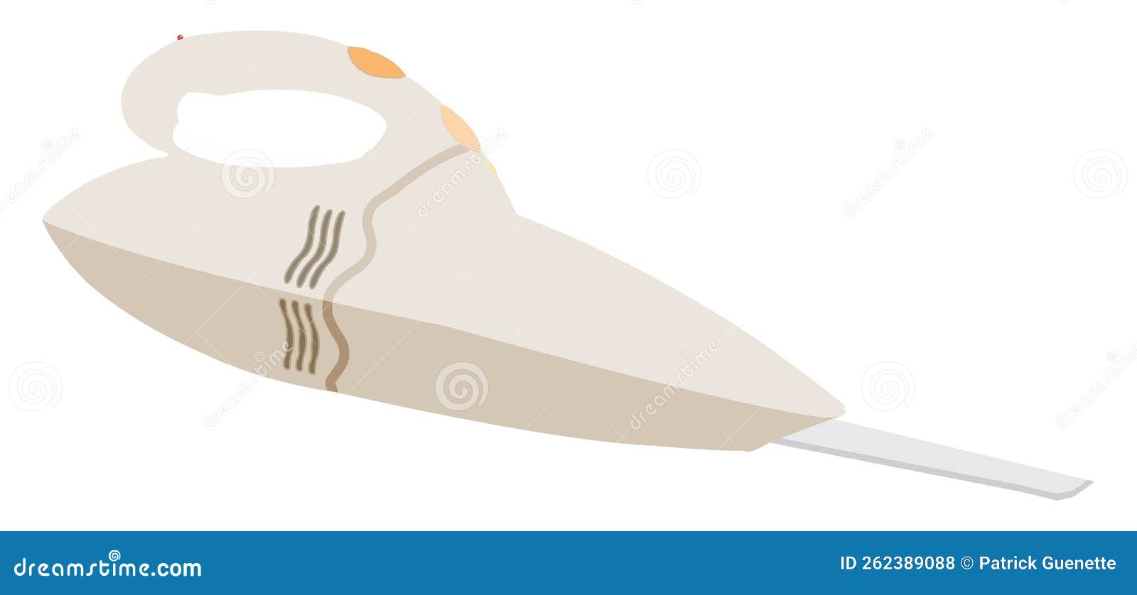 Mini vacuum, icon stock vector. Illustration of automatic - 262389088