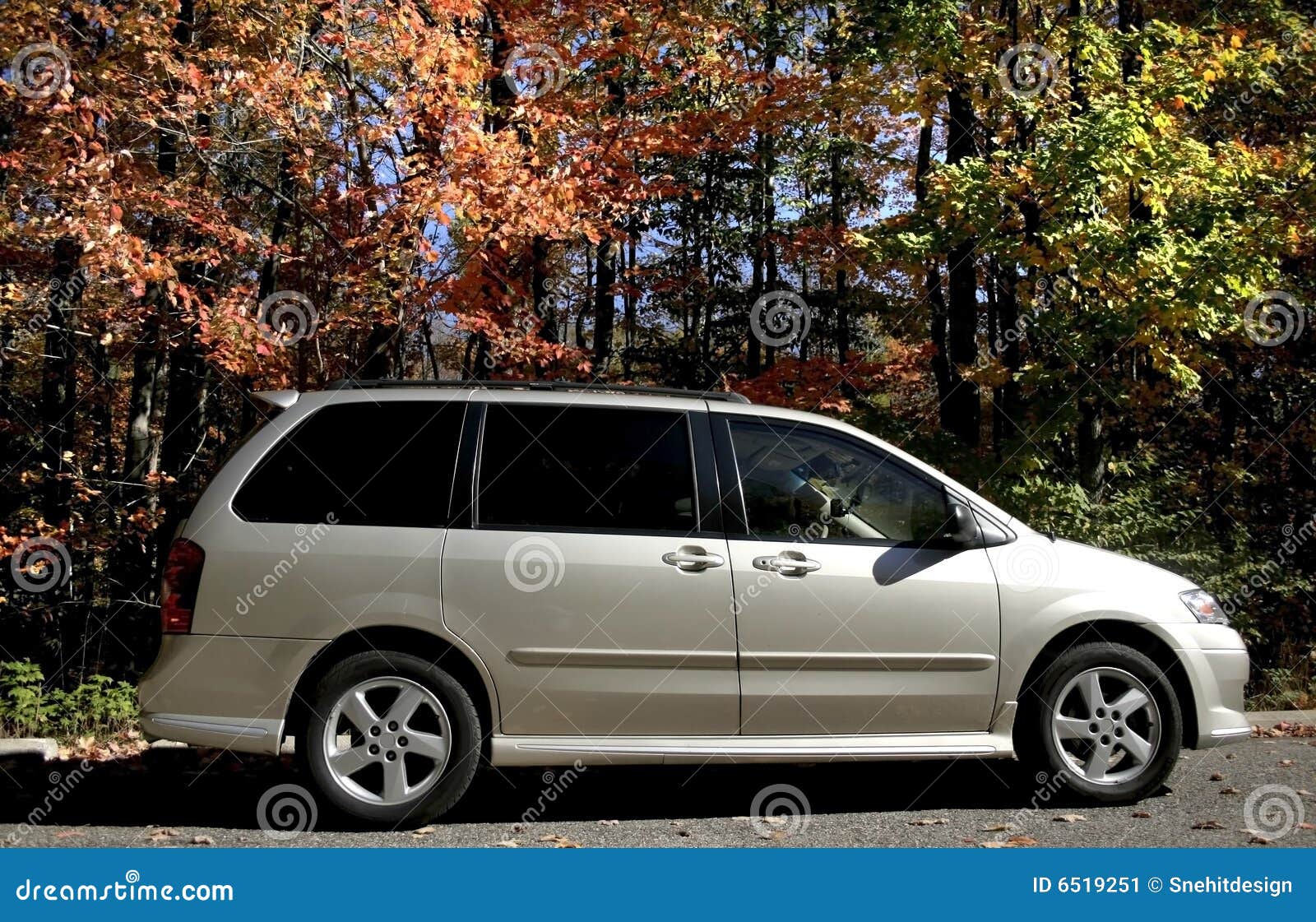 Mini Van stock image. Image of landscape, trip, drive - 6519251