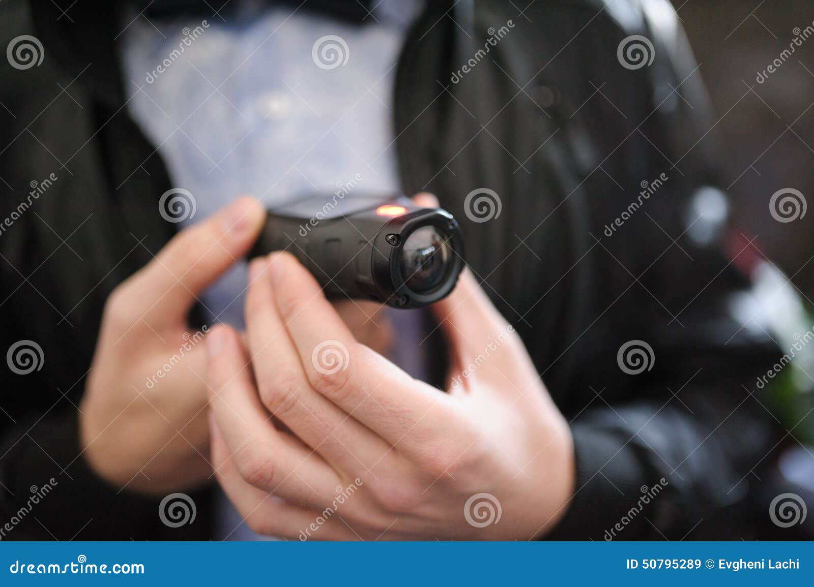 Mini video camera stock image. Image of construction - 50795289