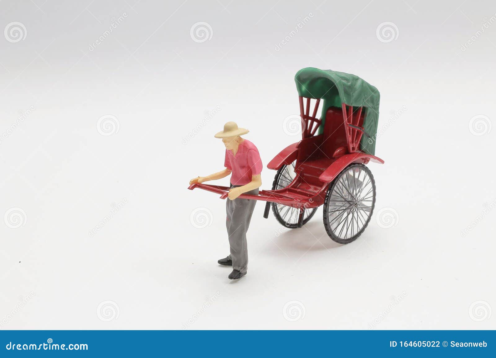 A Mini of Vintage Oriental Rickshaw Cab Stock Photo - Image of rickshaw ...