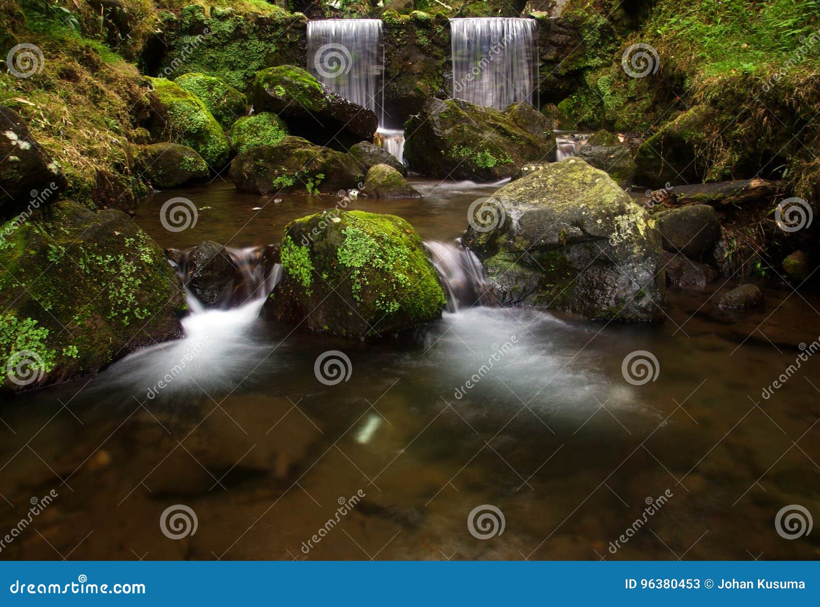 Mini Waterfall, Little Waterfall Stock Image - Image of national ...