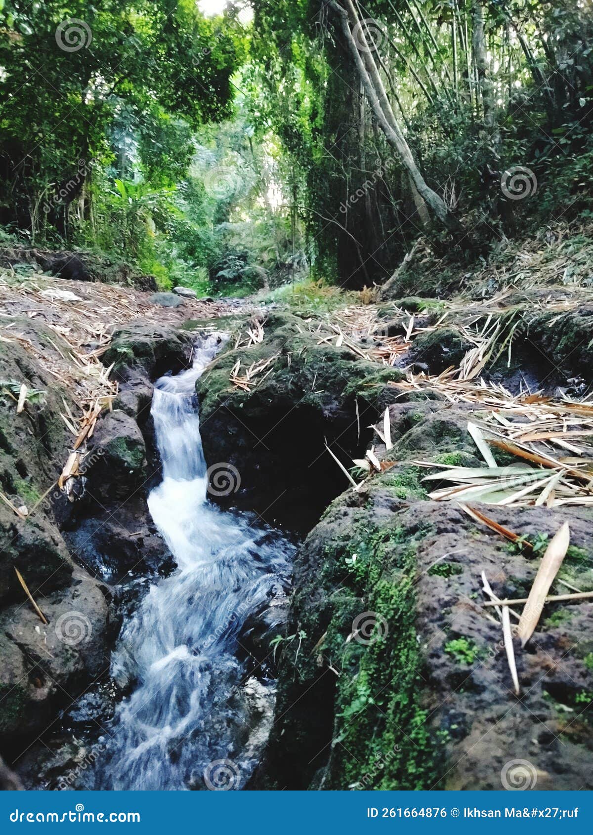 Mini Waterfall And Sunset Sunny Beams, Travel Destinations Background ...