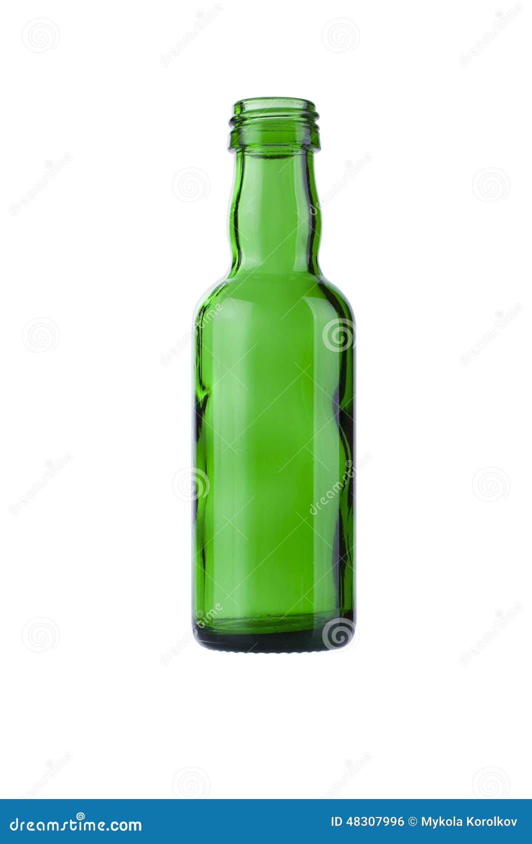 Mini Whisky Verde Vacío 50ml De La Botella Foto de archivo - Imagen de ...