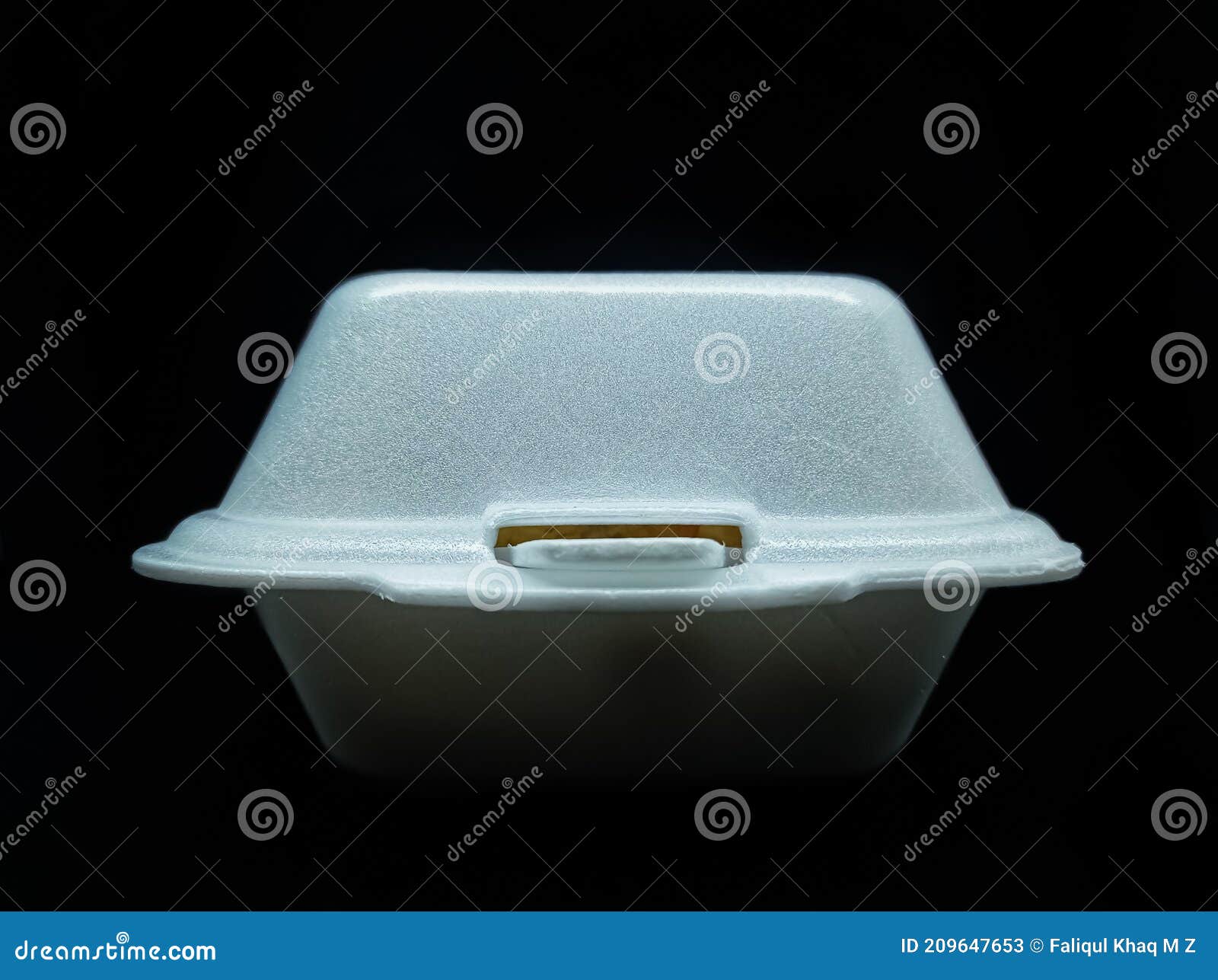 Mini White Box Made of Styrofoam for Food Stock Image - Image of ...