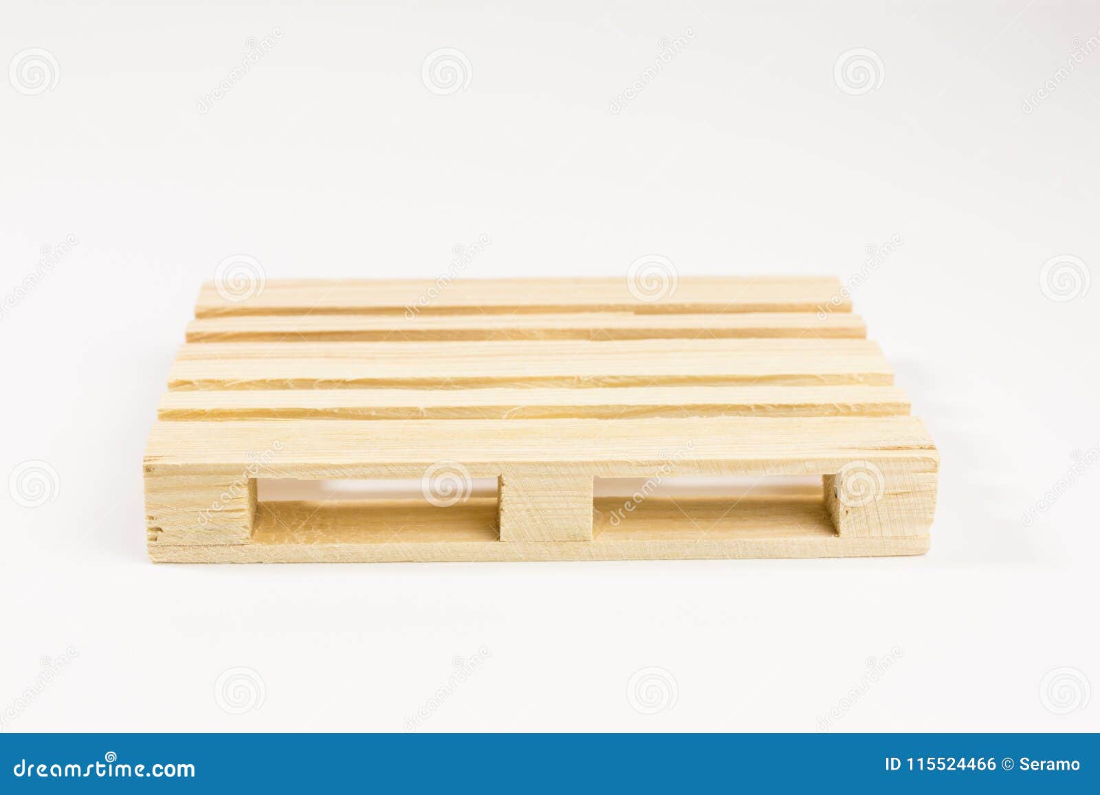 Mini wooden pallet stock photo. Image of warehouse, freight - 115524466