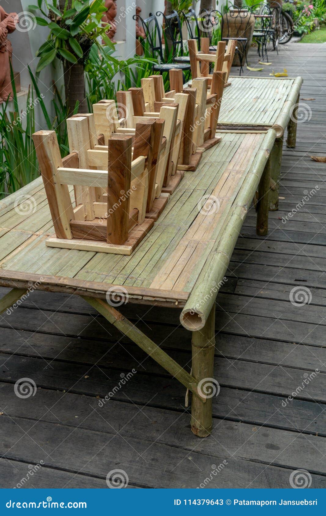 Mini wooden stool stock image. Image of brown, culture - 114379643