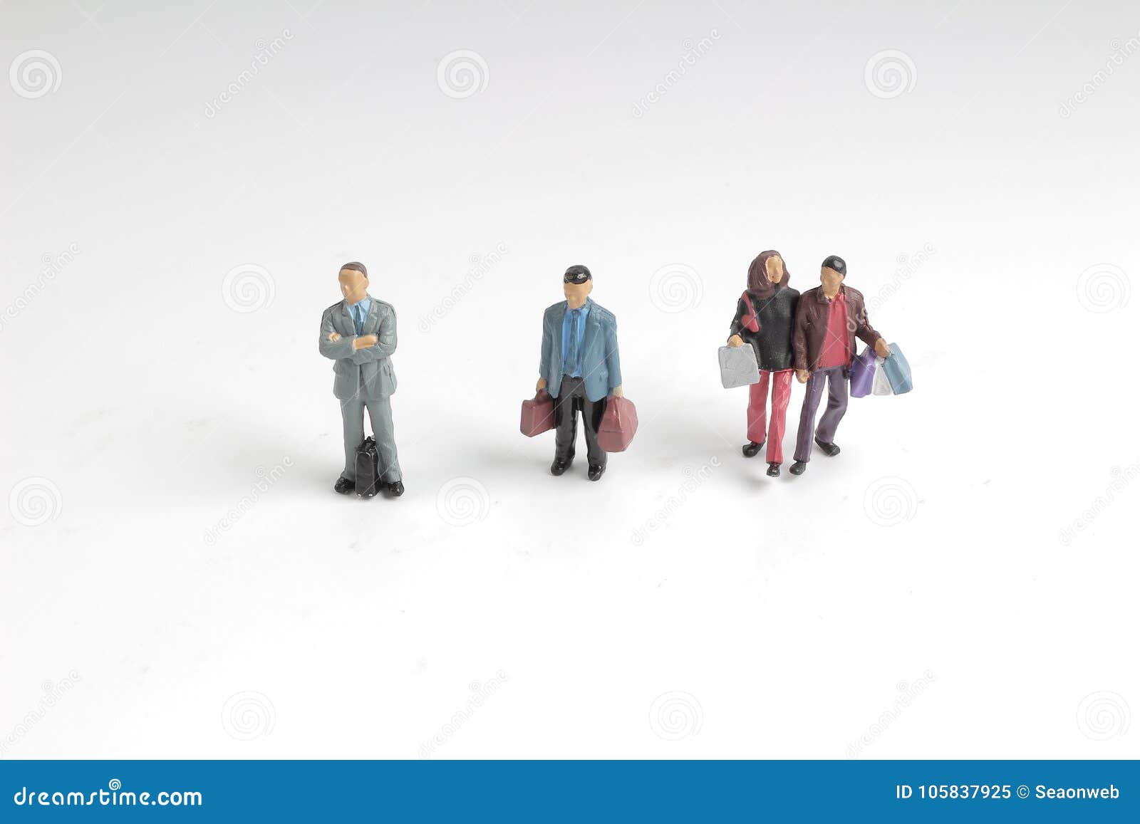 The Mini World of the Fun Figure Stock Image - Image of population ...