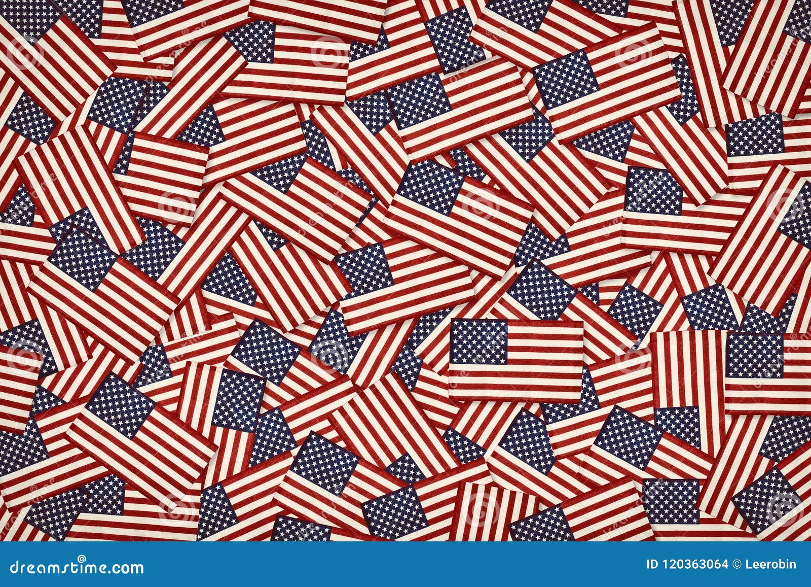 Miniature American Flags Background Stock Photo - Image of americana ...