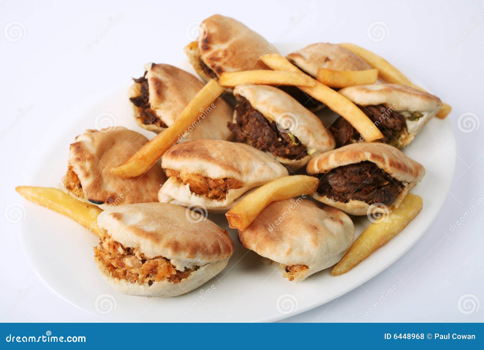 Miniature Arab shwarmas stock photo. Image of arabian - 6448968