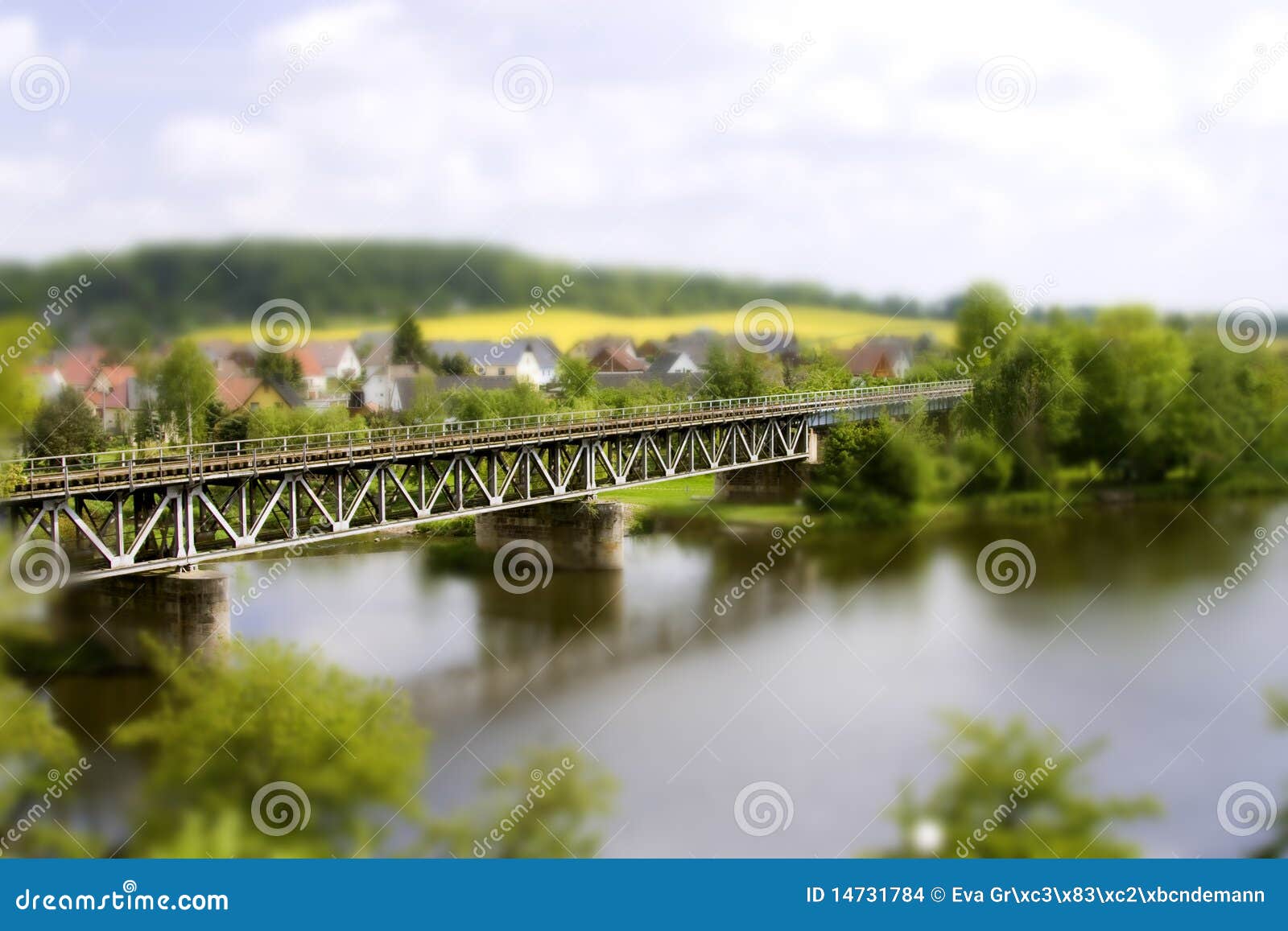 Miniature Bridge stock photo. Image of miniature, view - 14731784