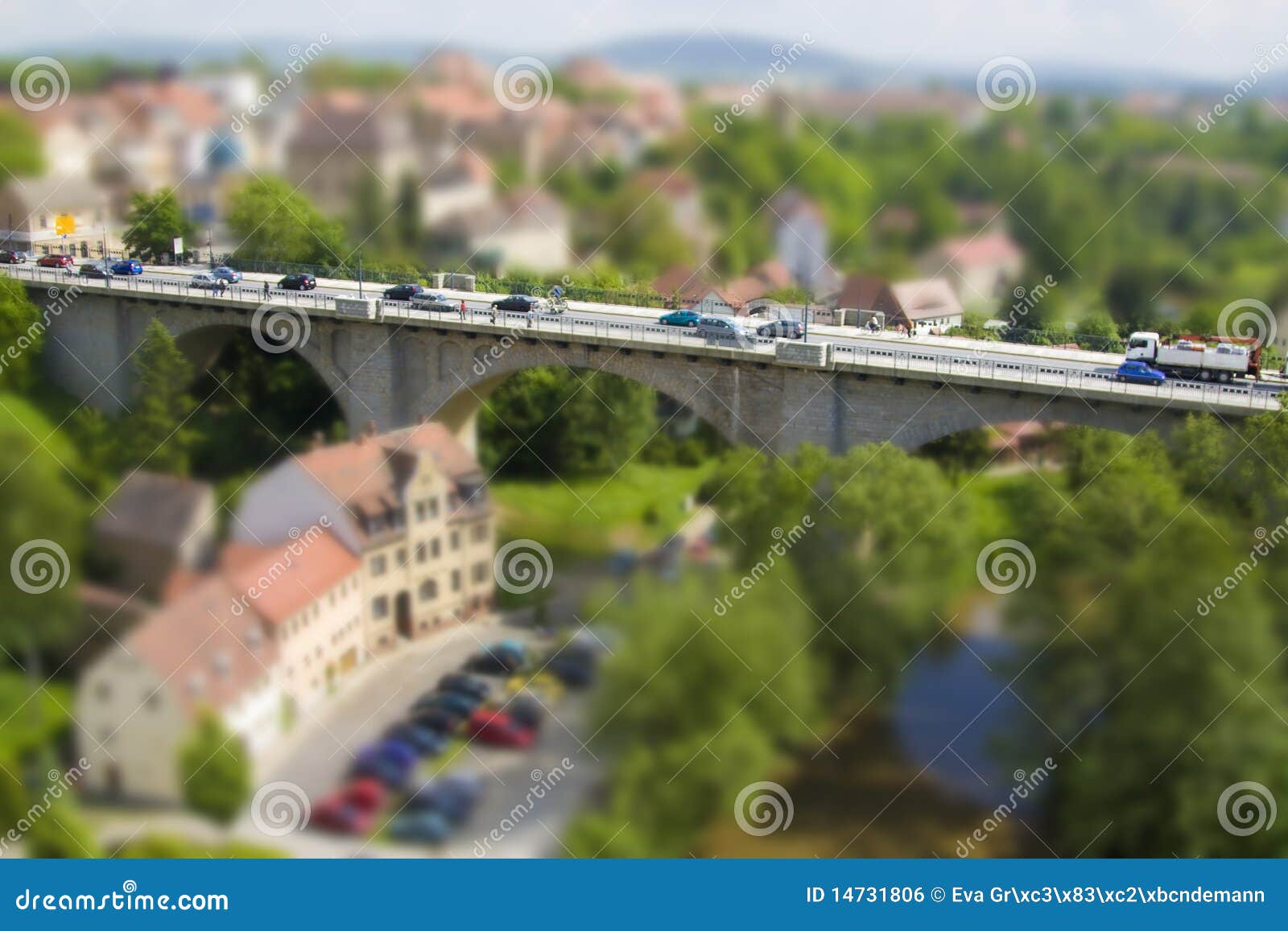 Miniature Bridge stock photo. Image of architecture, road - 14731806