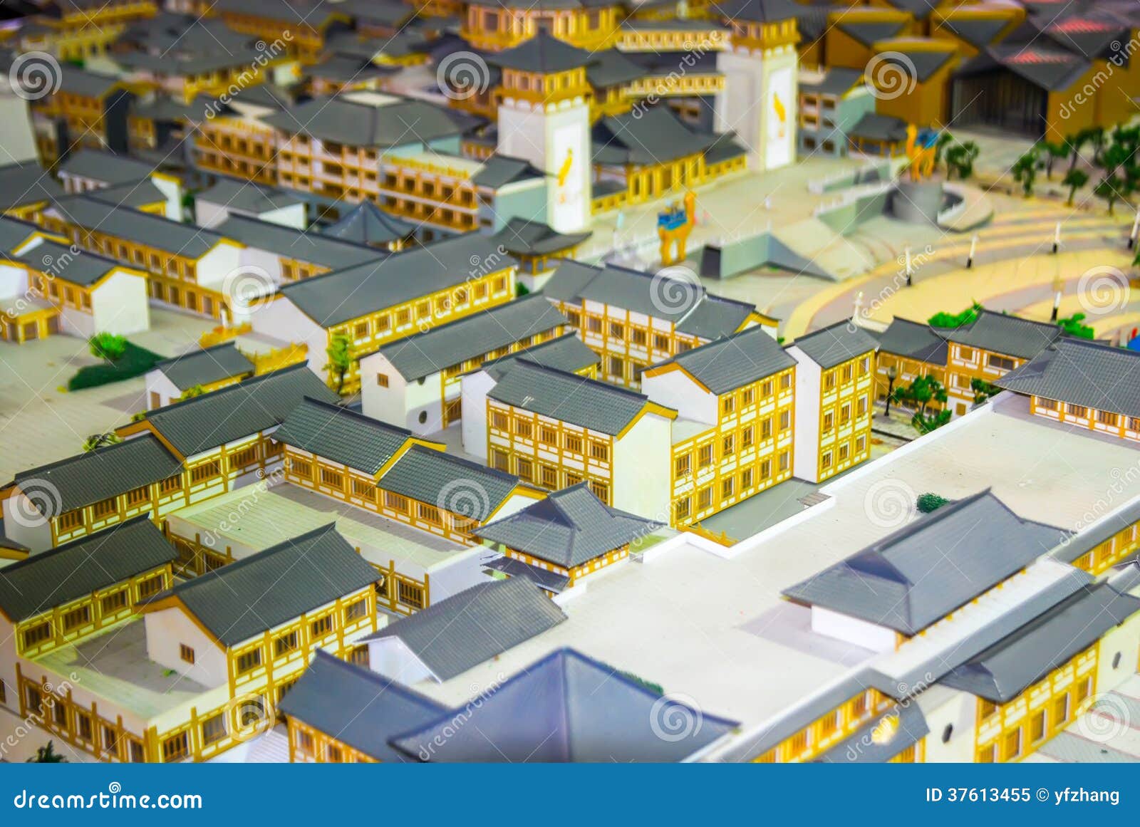 Miniature buildings stock image. Image of resident, houses - 37613455