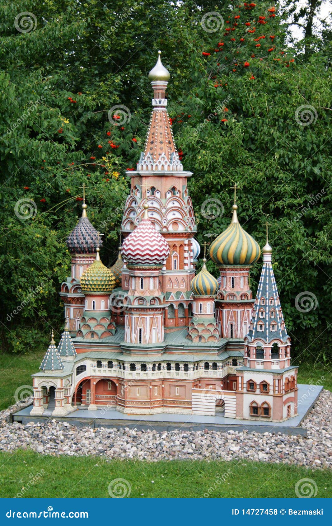 Miniature of the Cathedral of Basil the Blessed Stock Photo - Image of ...