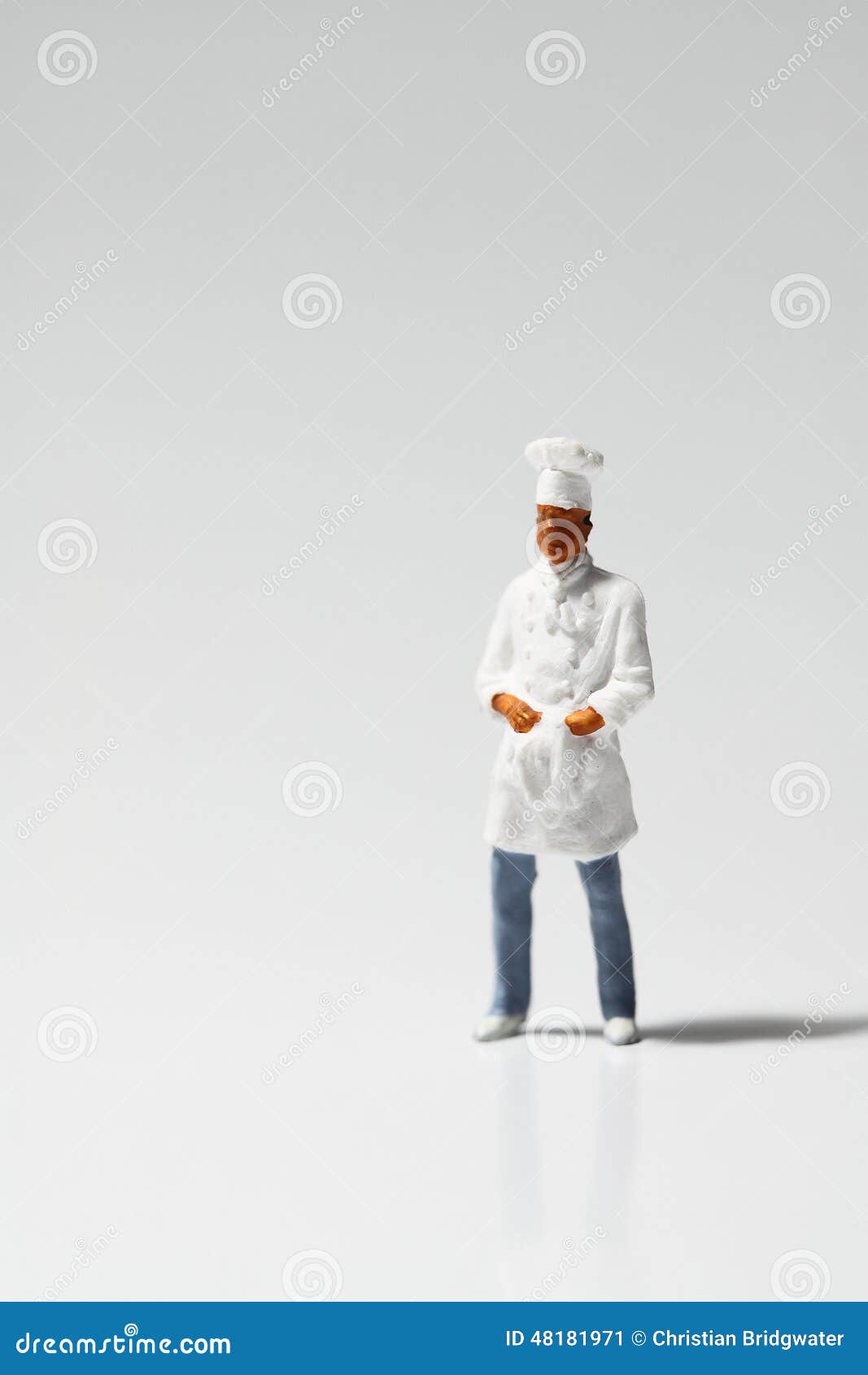 Miniature chef B stock image. Image of male, small, bake - 48181971