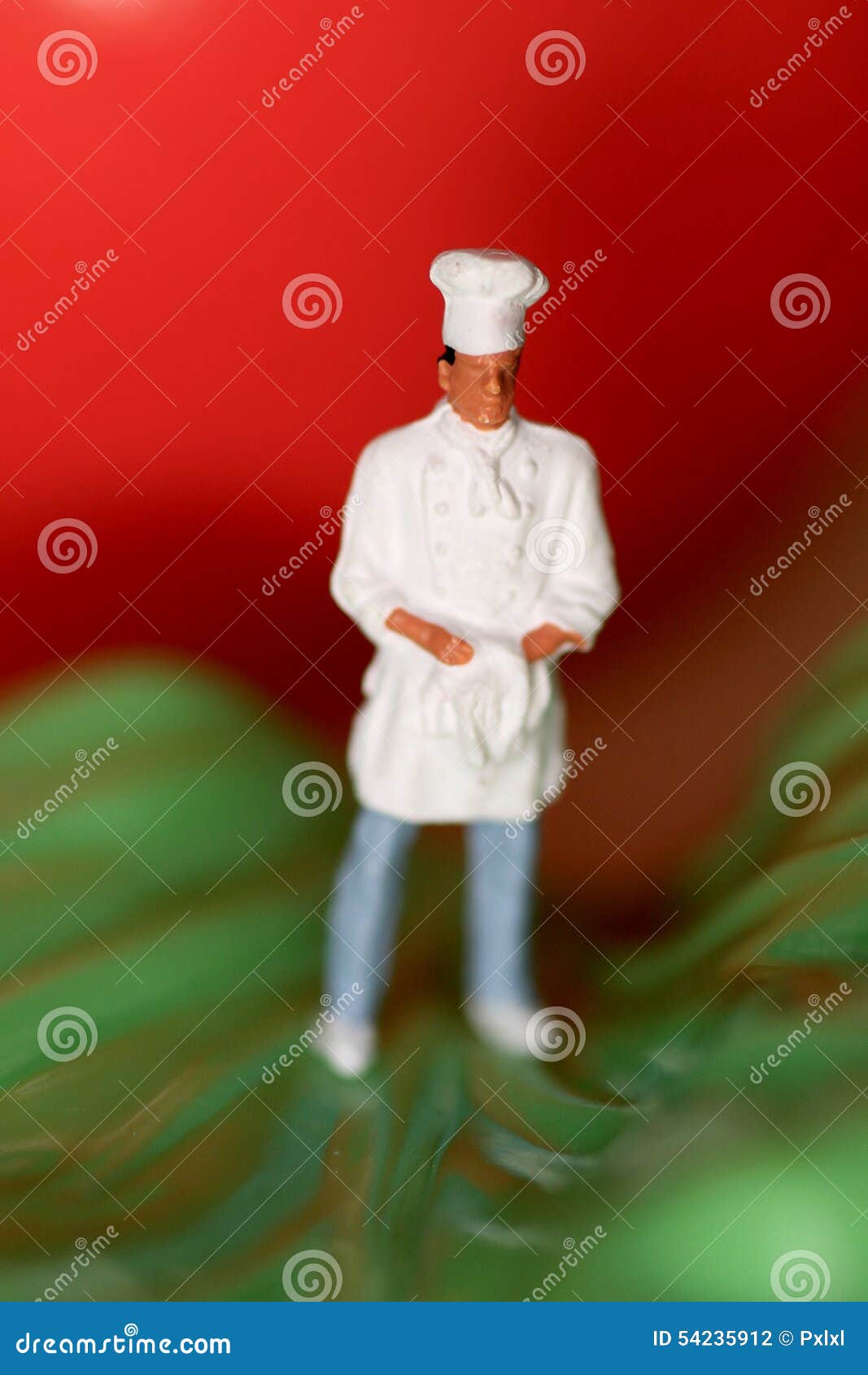 Miniature of a chef stock photo. Image of coffee, people - 54235912